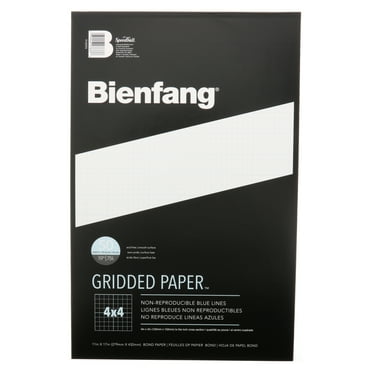 Bienfang Designer Grid Paper Pad, 50 Sheets,, 8" x 8" Grid, 11" x 17 ...