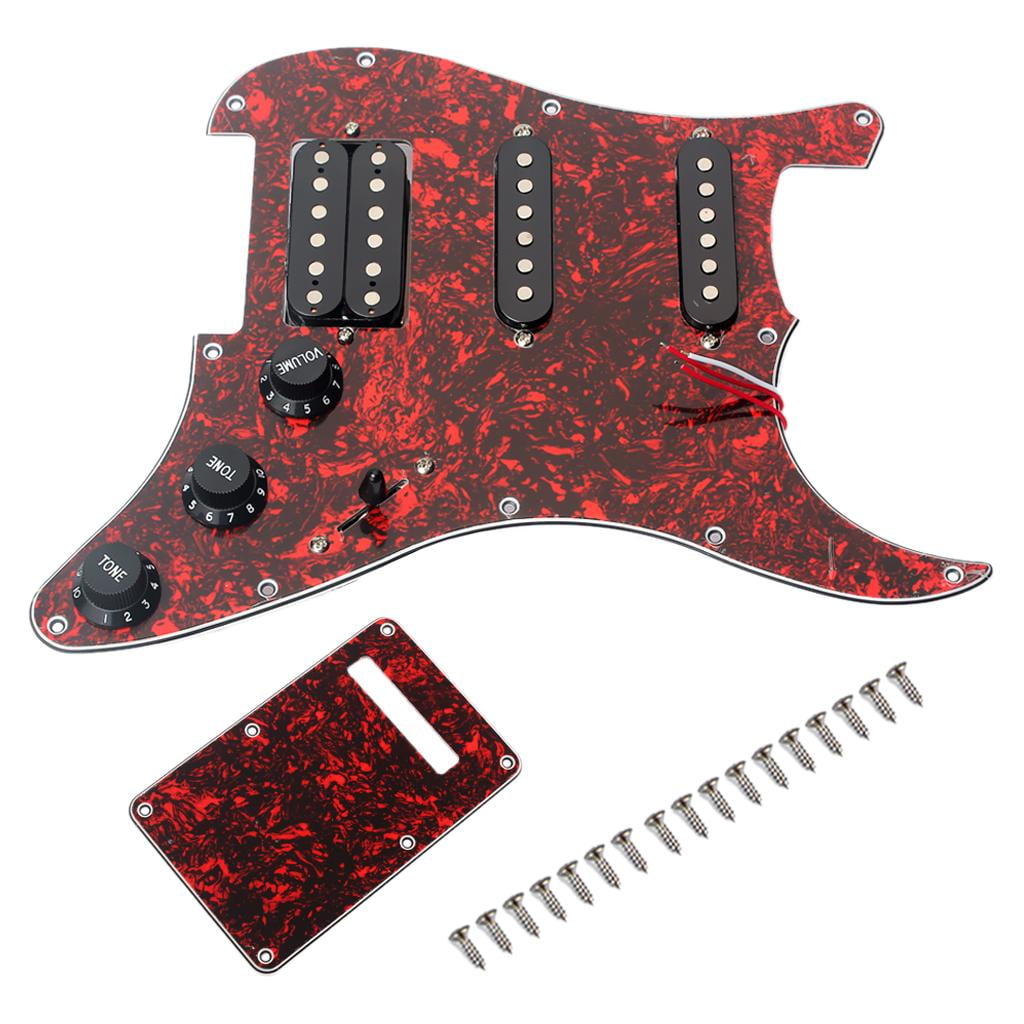 Prewired SSH Pickguard Scratch Loaded with Pickups and Humbuckers for ...