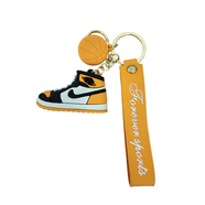 Nike Jordan Mini Shoe Keychain by DSK GLOBAL - Rubber Black & White ...