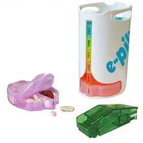 MEDca Stackable Daily Pill Organizer 4 Times Day Weekly Medication by ...