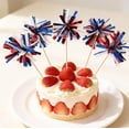 Cadancy Cake Toppers Food Picks Decorative Sticks Independence Day ...