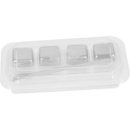 1 Set Stainless Steel Ice Pellets Metal Cooler Coffee Drink Metal Ice ...