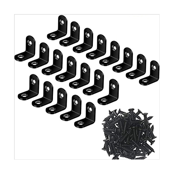 Stainless Steel Corner Code Black Table and Chair Leg Fixed Joint ...