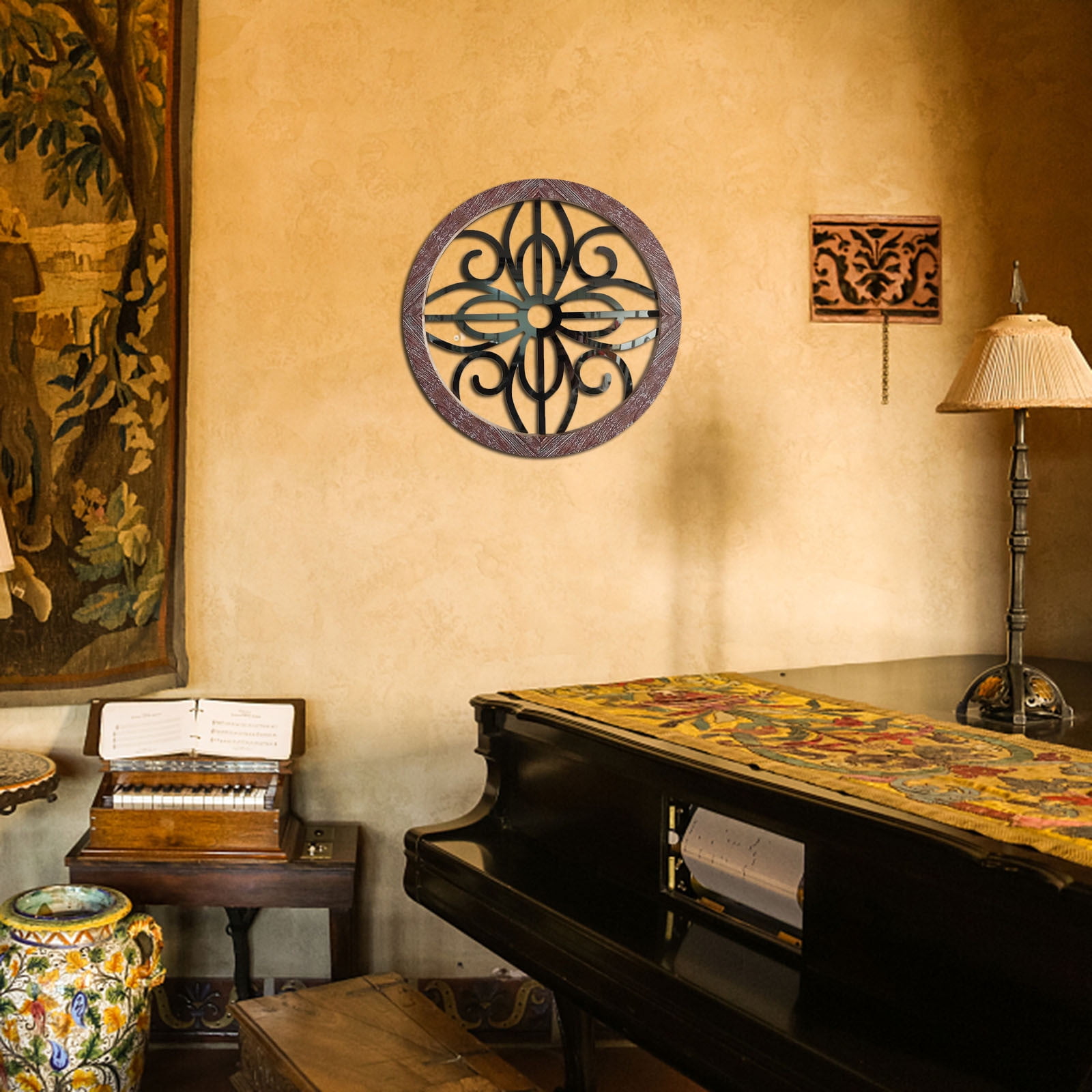 Pendants Decor Wooden Wagon Wheel Wall Decor Old Philippines | Ubuy