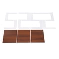 3 Tier Square Structure End Table 16x16x23in Bedside Table Tea Table ...