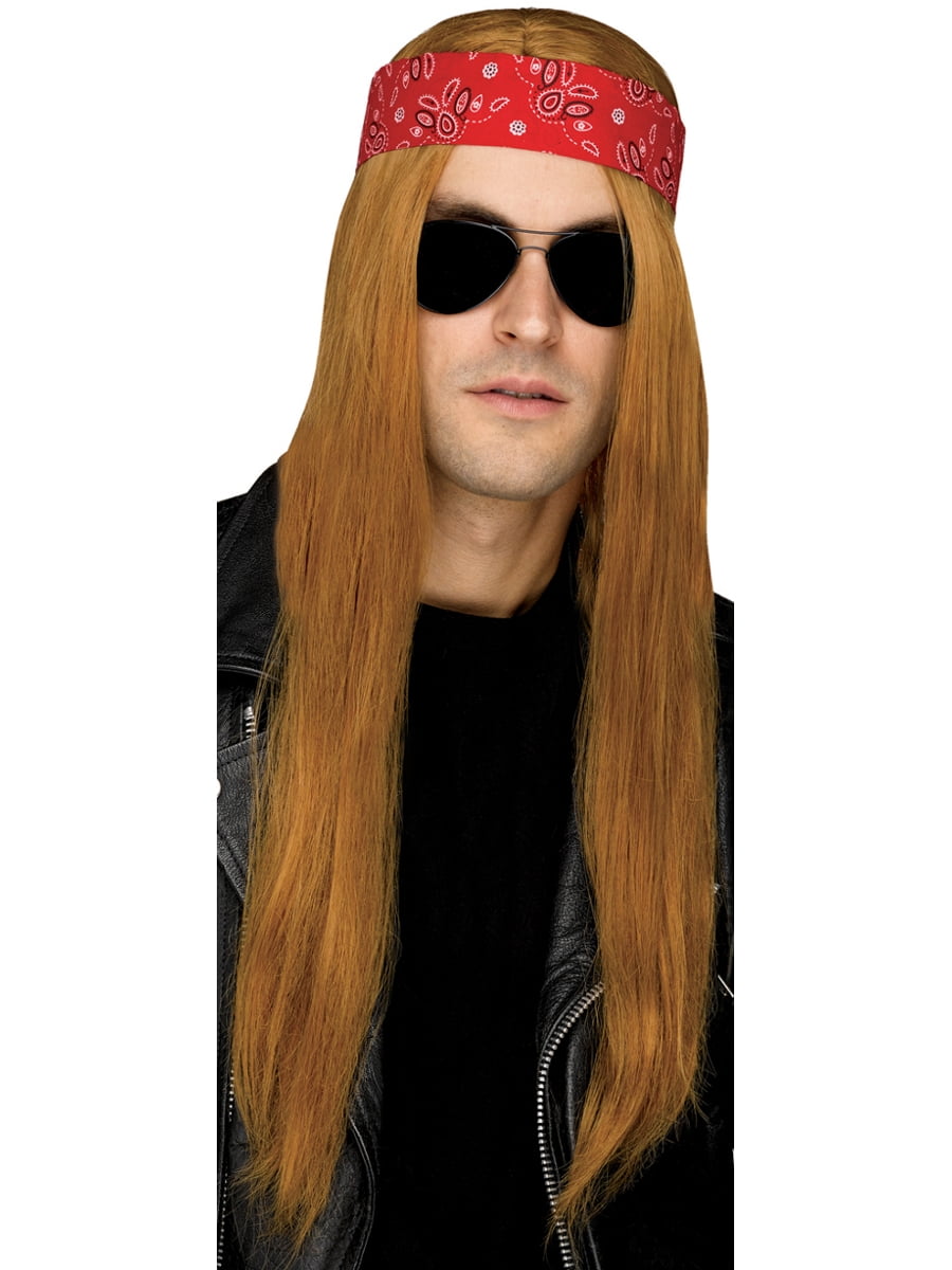 FunWorld Costumes Adults 80's Grunge Punk Rock Rocker Bandana Long ...
