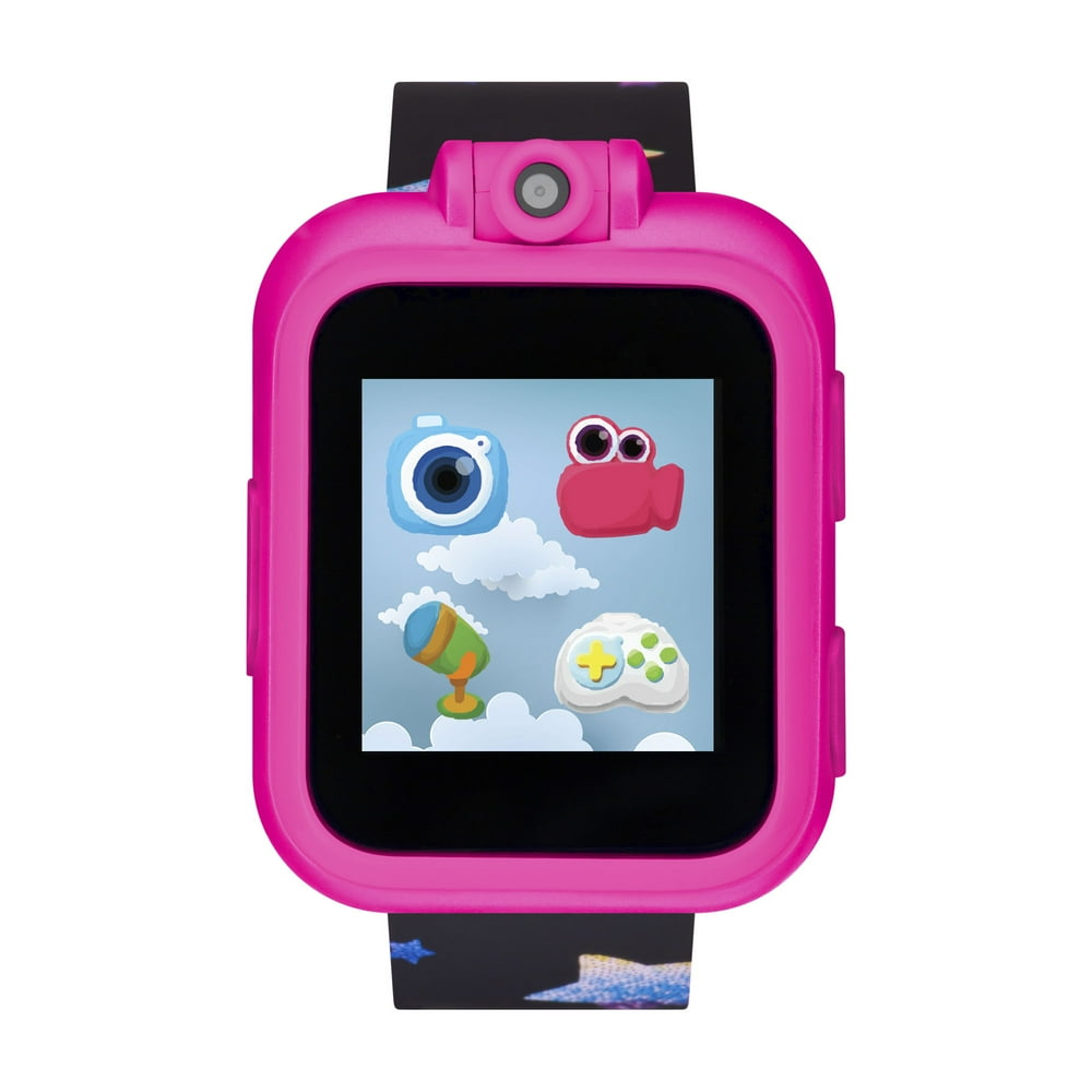 iTouch - iTech Jr. Kids Smartwatch for Girls - Fuchsia Star - Walmart ...