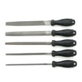 Hyper Tough 5-Piece 8-Inch Hand File Set for Metal Shaping, Deburring ...