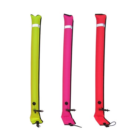 Surface Marker Buoy Scuba Diving with Valve Reflective Tape SMB ...