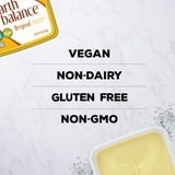Earth Balance Vegan Original Buttery Spread 15 oz Tub Plant-Based, Non ...