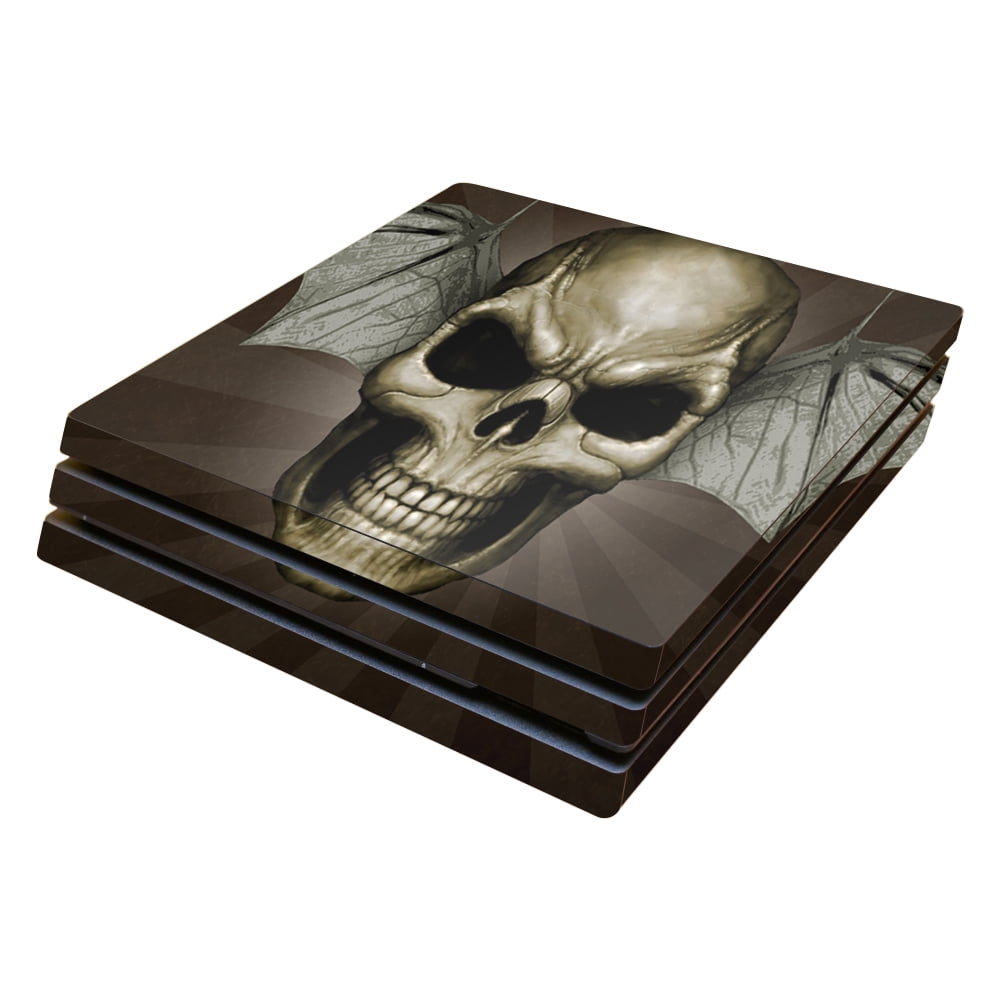 Skin Decal Wrap Compatible With Sony PS4 Pro Console Skeletor - Walmart.com