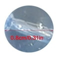 100Pcs Clear Glass Beads with Hole 8mm For Handmade Craft Project ...