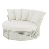 Mainstays Tuscany RIdge Outdoor Daybed - White with Cream - Walmart.com
