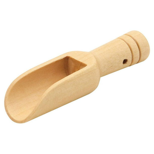 Redempat Small Bath Salt Spoon Washing Powder Dry Goods Dispensing Wood ...
