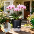 Breathable Orchid Container With Water Reservoir - Plastic Self ...