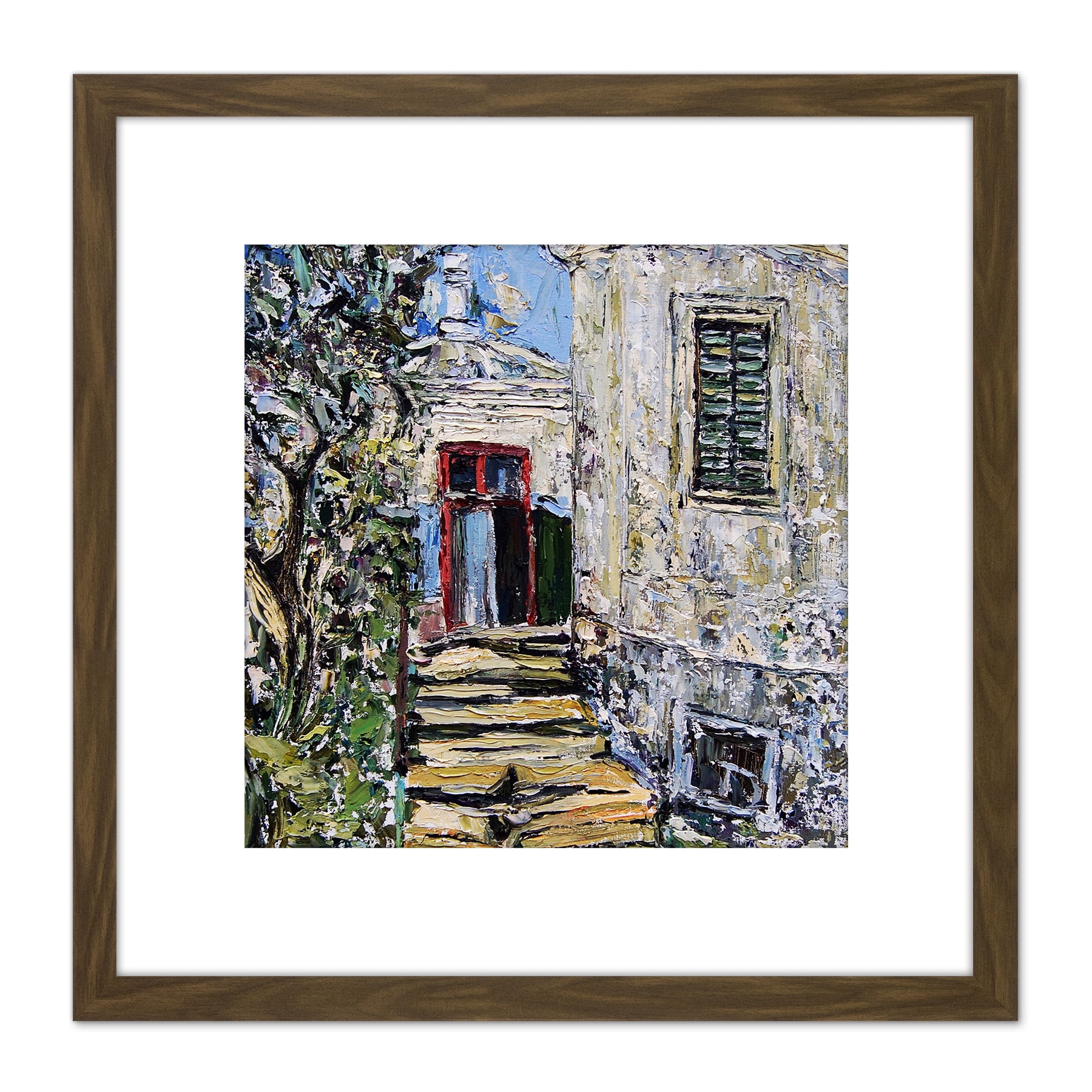 2014 Durican House Rafailovich Veranda Painting 8X8 Inch Square Wooden ...