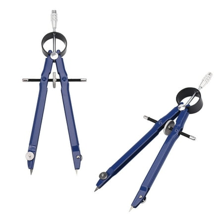2 Pack Drafting Compass with Lock Math Bow Compass Drawing Metal ...