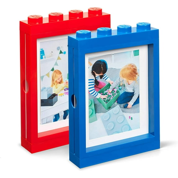 LEGO Picture Frame Set of 2 - Red & Blue 5"x7" by Room Copenhagen ...