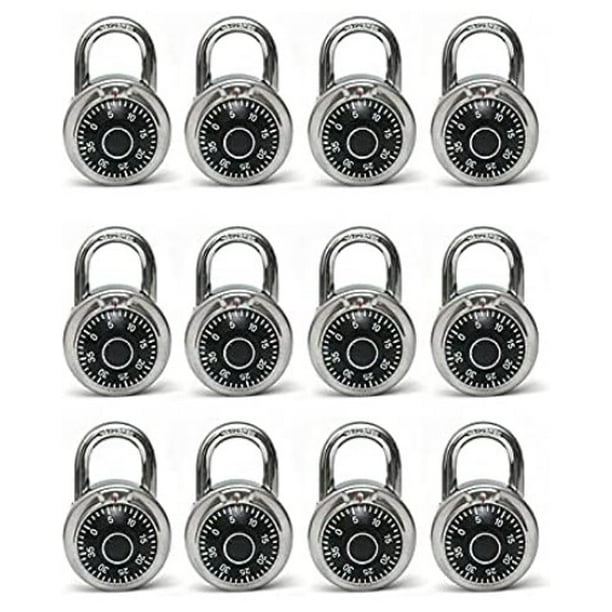 Standard Dial Combination Lock, 2 in. Wide with Different Combinations ...