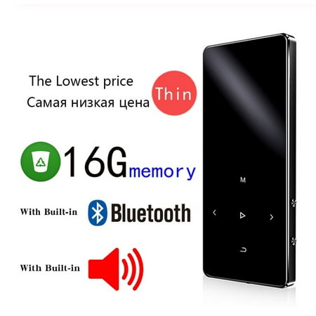 MP3 MP4 Player with Bluetooth Speaker Touch Screen and Built-in HiFi ...