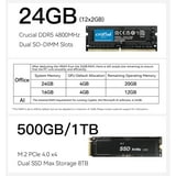 Beelink EQR6 Mini PC AMD Ryzen 9 6900HX 8C/16T 24GB DDR5 RAM 1TB PCle4 ...