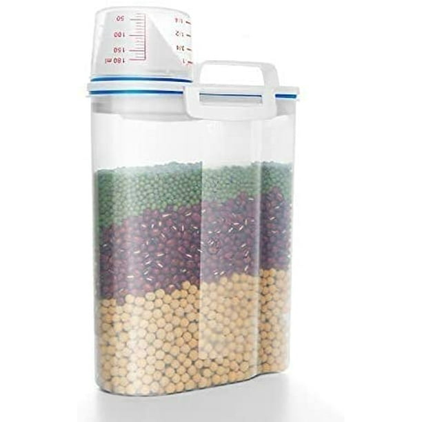 CPDD Rice Storage Bin Cereal Containers Dispenser with Pour Spout ...