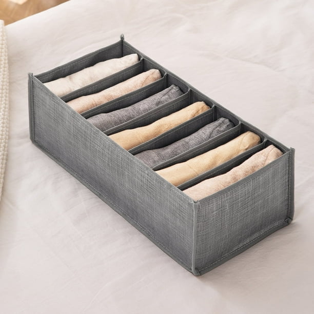 Organizador de cajones de ropa de tela no tejida Ghopy, divisor de ropa ...