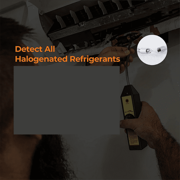 -6000 Freon Leak Detector Halogen Gas Tester HVAC Refrigerant AC ...