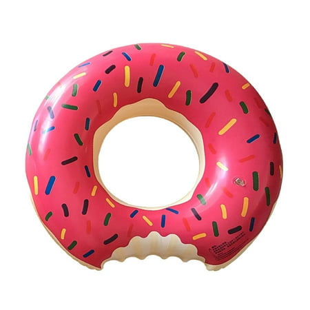 Doughnut Pool Float Inflatables Donut Pool Ring Donut Swimming Ring for ...