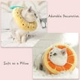 Adjustable Cat Cone Collar Soft, Cute Cat Recovery Collar, Cat Cones ...