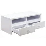 47” Inch TV Stand Console Entertainment Center with Two Drawers and Two ...