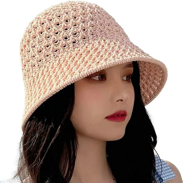 Cocopeaunts Straw Hat For Women Wide Brim Summer Folable Sun Hats