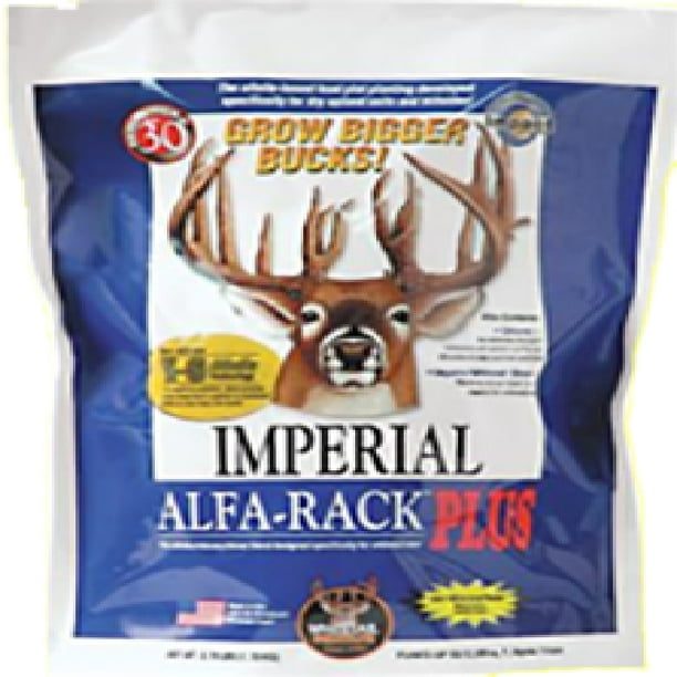 Whitetail Institute Imperial Whitetail Alfa Rack Plus Plot Seeds, 16.5 ...
