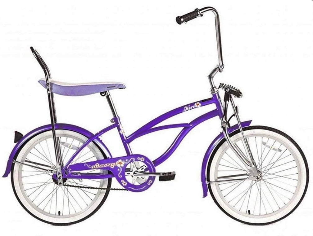 Wonder Wheels 20 In. Beach Cruiser Lowrider Coaster Brake Single Speed ...
