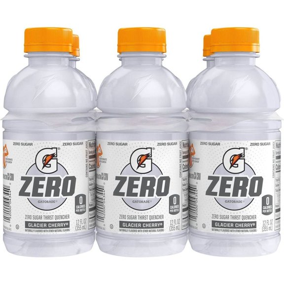 Gatorade Zero Sugar Thirst Quencher Glacier Cherry Sports Drinks 20 fl ...