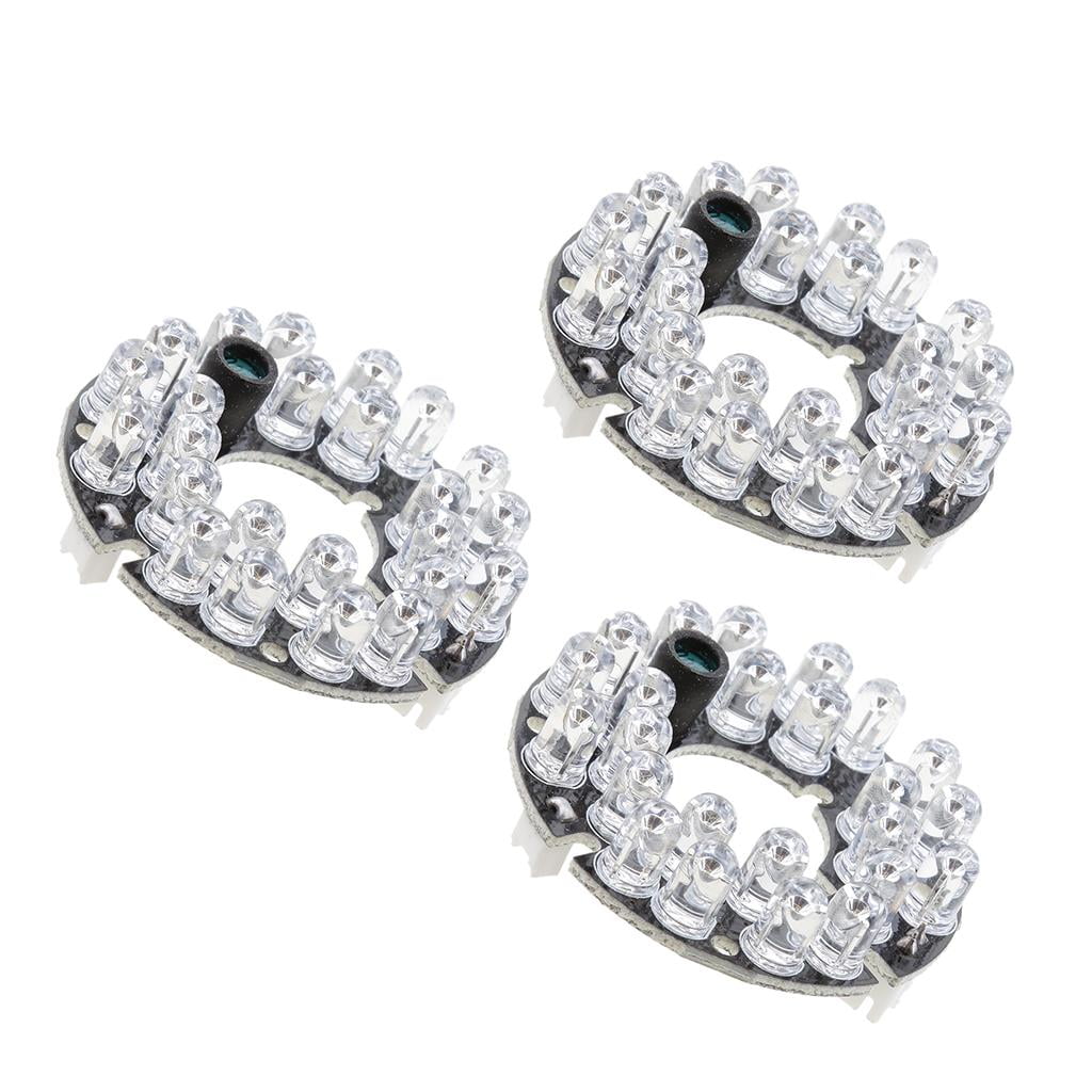 3 Packs IR 24 LED Light Board Lamp Board Module for Camera IR LED ...