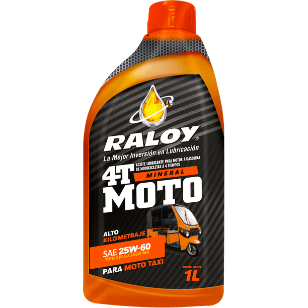 Aceite Moto 25w60 Alto kilometraje Raloy mineral | Bodega Aurrera en línea