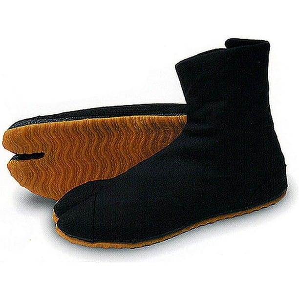 Outdoor Ninja Tabi Shoes, Jikatabi, Cushioned Rubber Sole, Unisex Black ...