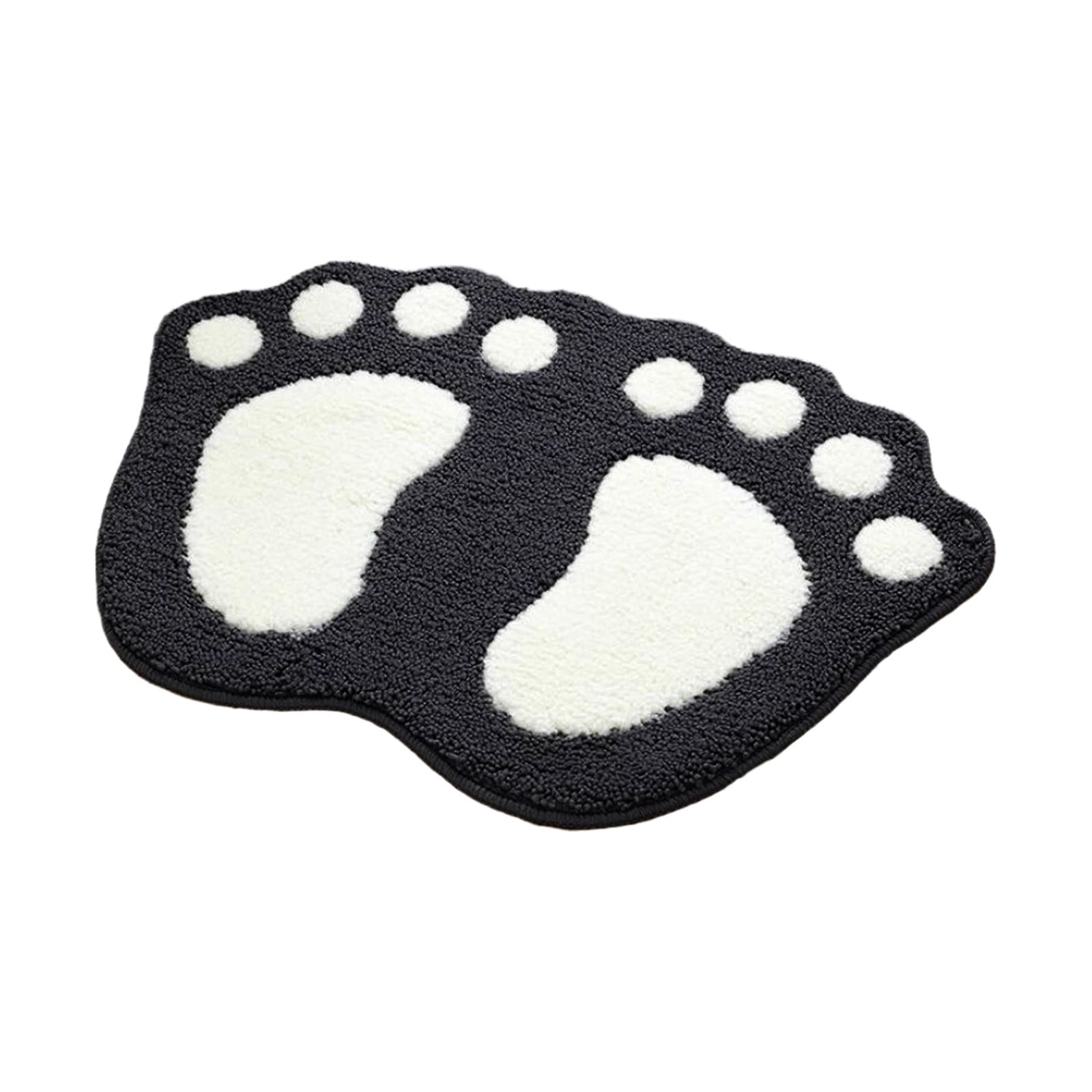 Click here for Tuosodrolic Black Easter Footprints Bath Rug Front... prices