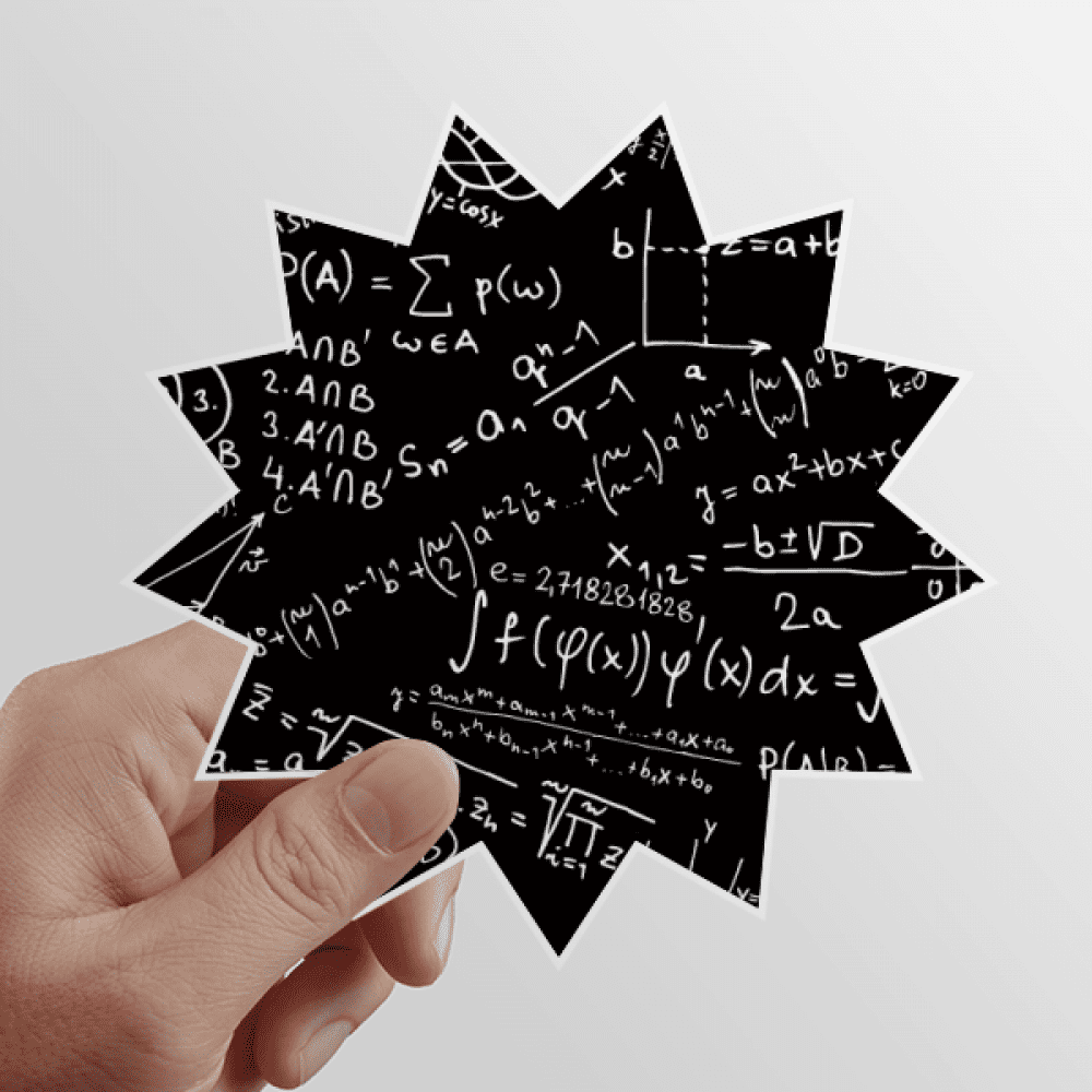 Seeking Lits Formulas Science Calculus Figure Sun Vinyl Sticker Luggage ...