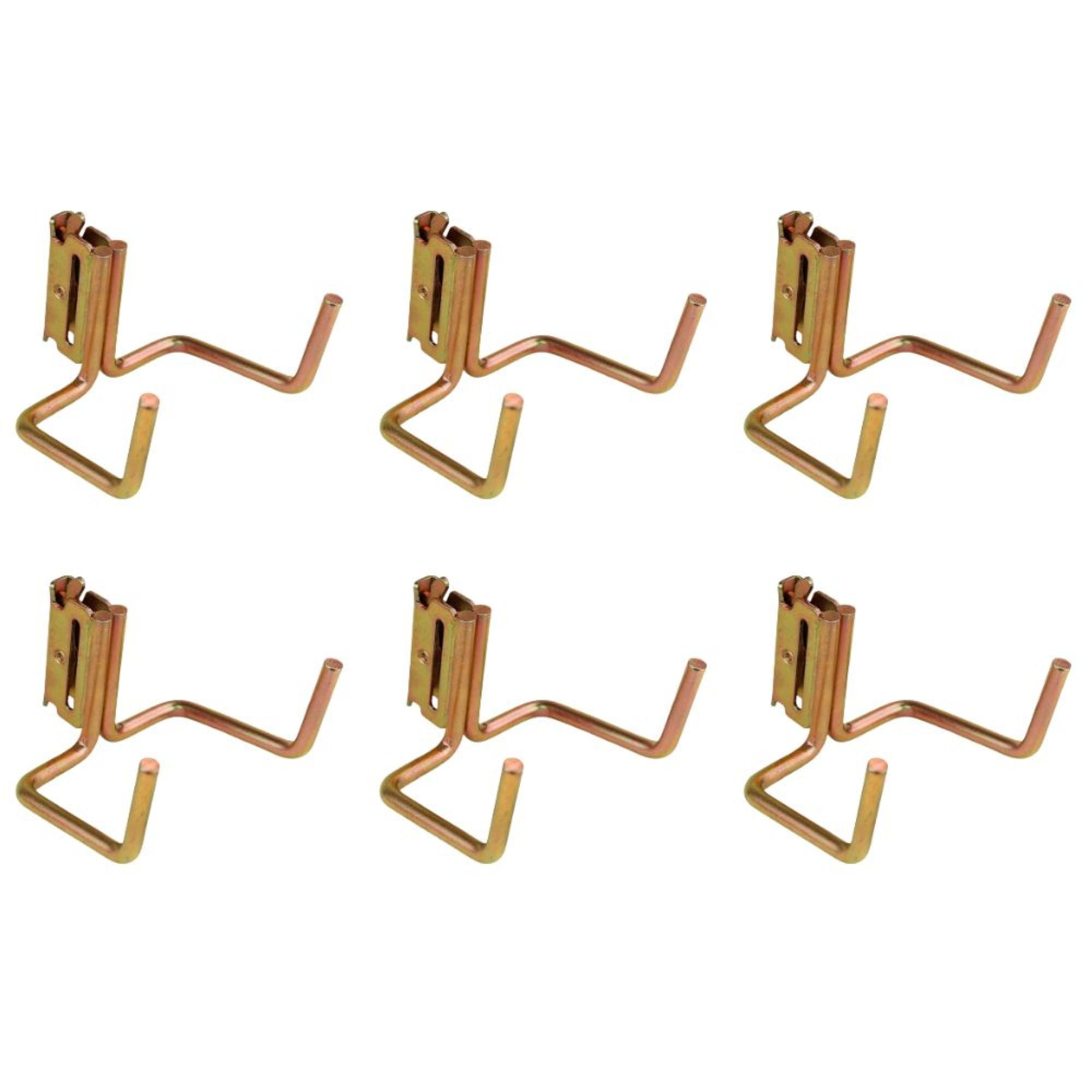 DC Cargo Mall 6-Pack, Dual-Arm E-Track Hook – Extra Wide Shovel/Tool ...