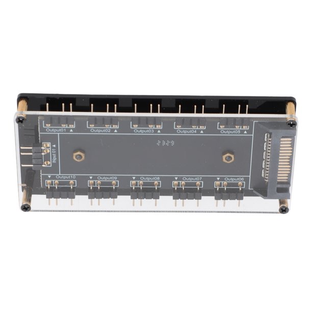 RGB Splitter, ARGB Hub Wide Compatibility 5V 3pin 10 Way For Main Board ...