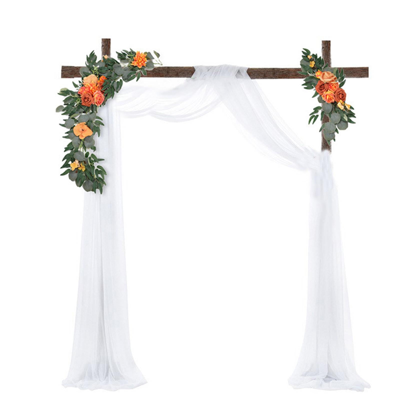 2Pcs Wedding Arch Flowers Decorations Wedding Reception Welcome Flower ...