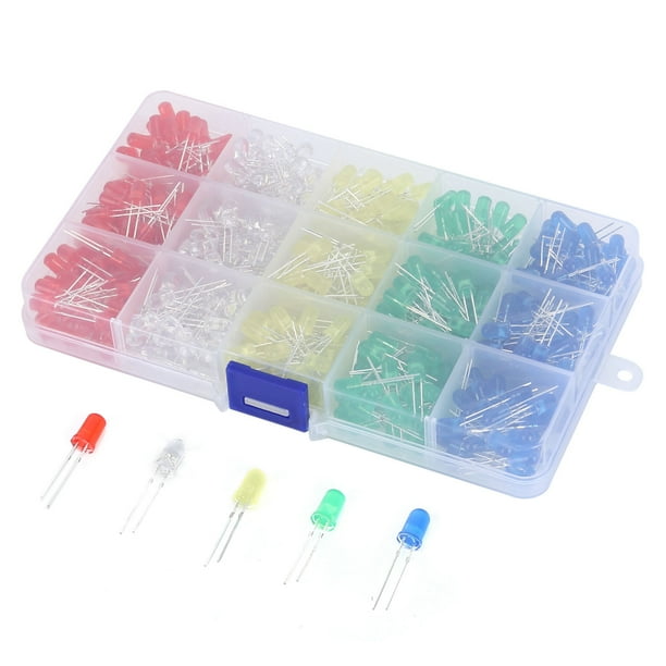 Colored Light Emitting Diode,500Pcs Light Emitting Diode Light Emitting ...