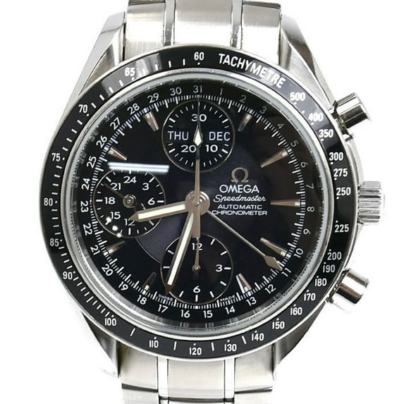 Pre-Owned OMEGA Speedmaster Triple Calendar Automatic Watch 3220.50 DAY ...