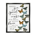 Stupell Industries Spread Your Wings Encouraging Butterflies ...