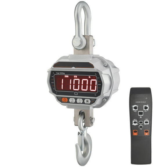 KFFKFF Electronic Hoist Scale, Capacity of 6600 lbs/3000 kg, Robust ...