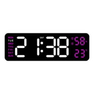 Bluetech Oversized LED Clock- Extra Large Display, Easy To Read 3 Inch ...