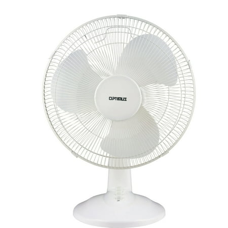 16" Oscillating Table Fan- Silver - Walmart.com