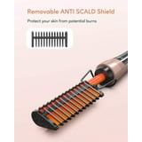 Terviiix Electric Hot Comb, Anti-Scald Straightening for Black Hair ...